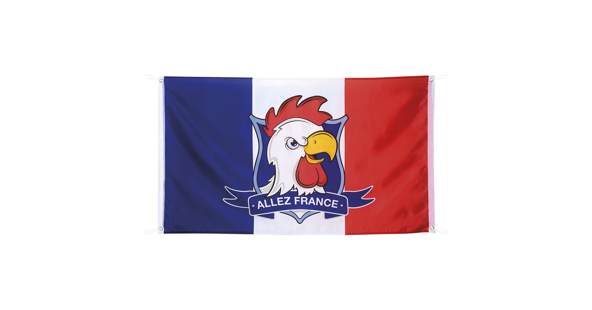 Drapeau allez France - Sport et supporters - Netbootic.com