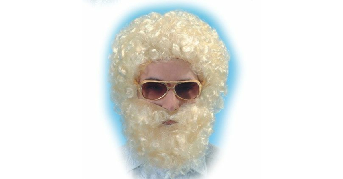 Barbe Blonde Seule - Barbes et Moustaches - Netbootic.com
