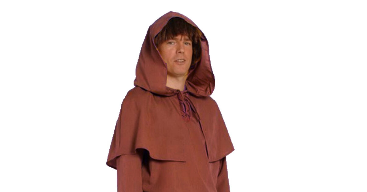 Cape capuche marron - Déguisement adultes/Capes et Manteaux - Netbootic.com
