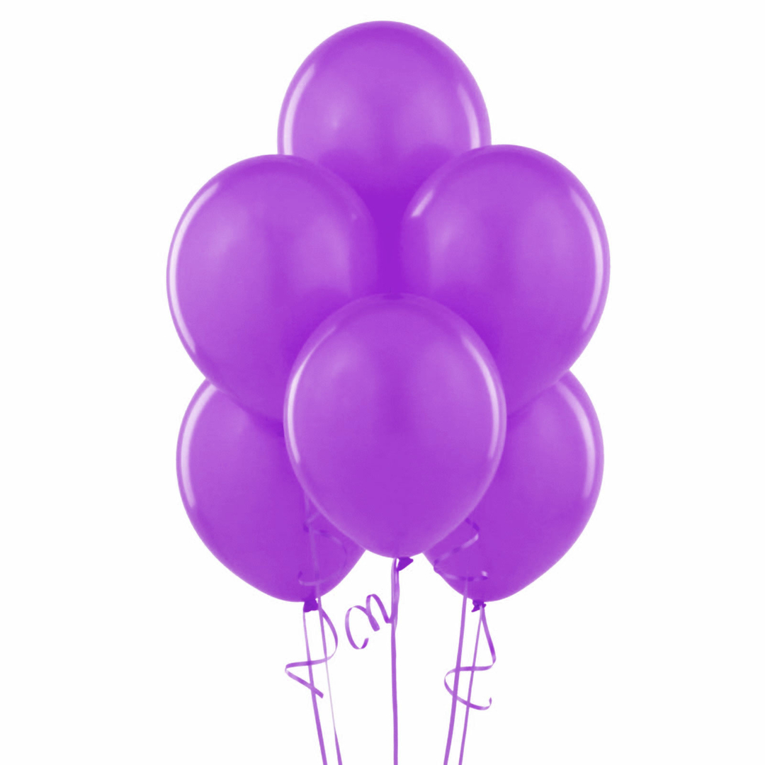 12 ballons latex violets - Ballons/Ballons latex - Netbootic.com