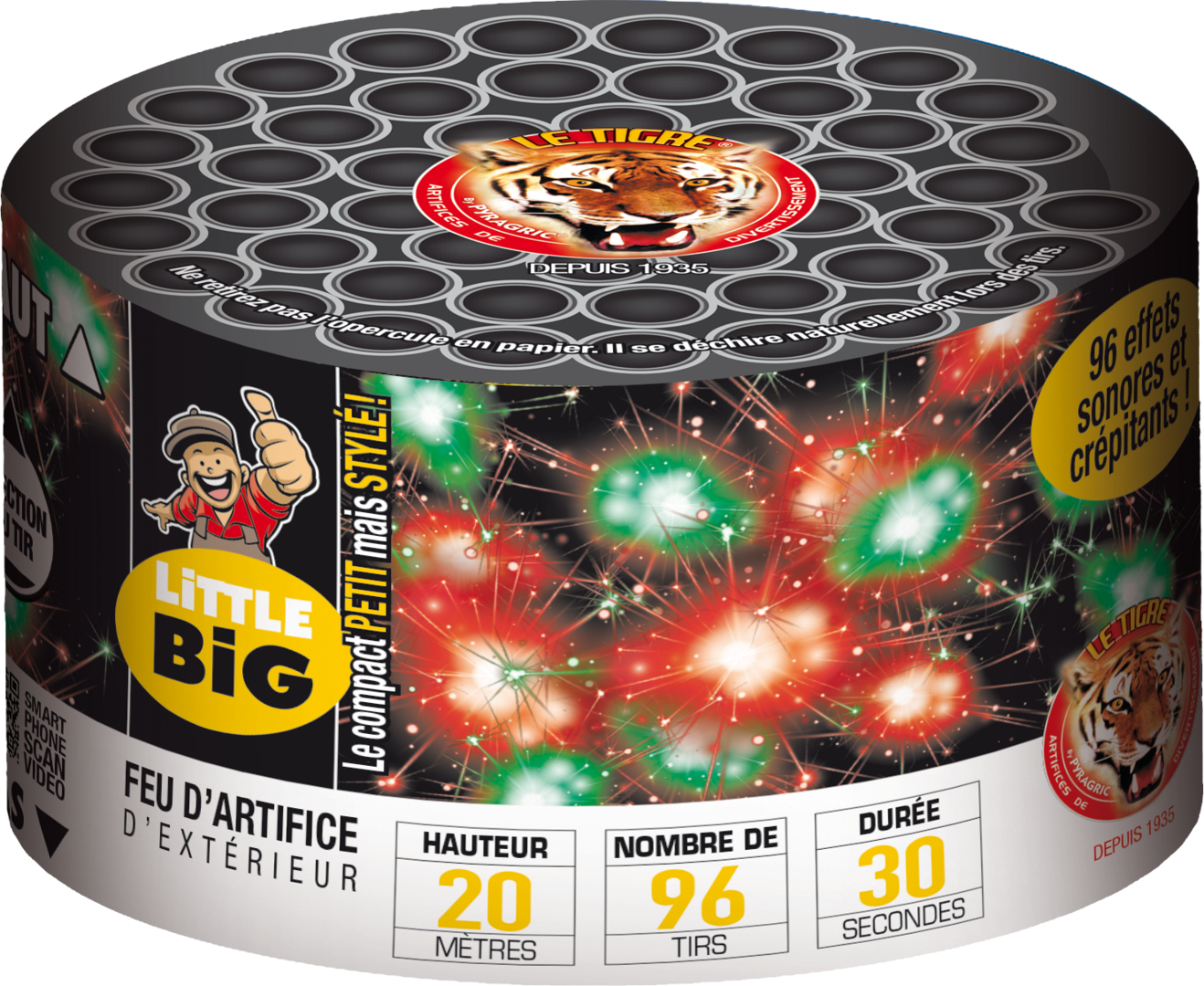 Feux compact little Big Tony - Feux d'Artifices et Fumigènes ...