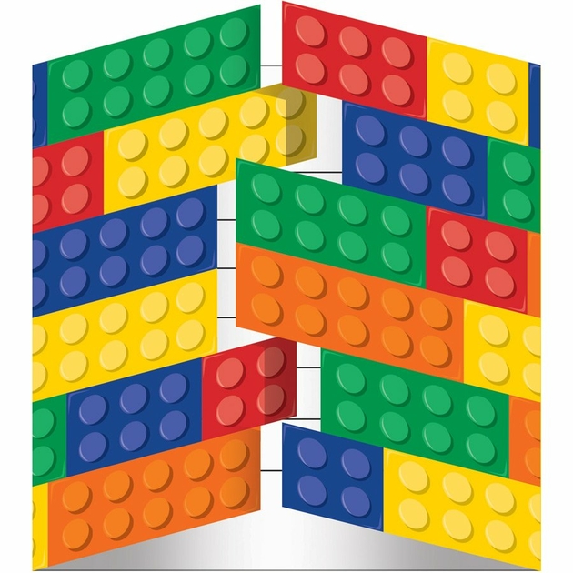 8 invitations Lego Block party - Anniversaire Garçon/LEGO - Netbootic.com