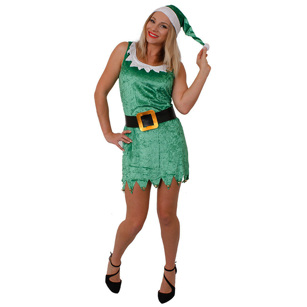 Déguisement Elfe Ou Lutin Femme Vert Noel Costumes Et Déguisements De