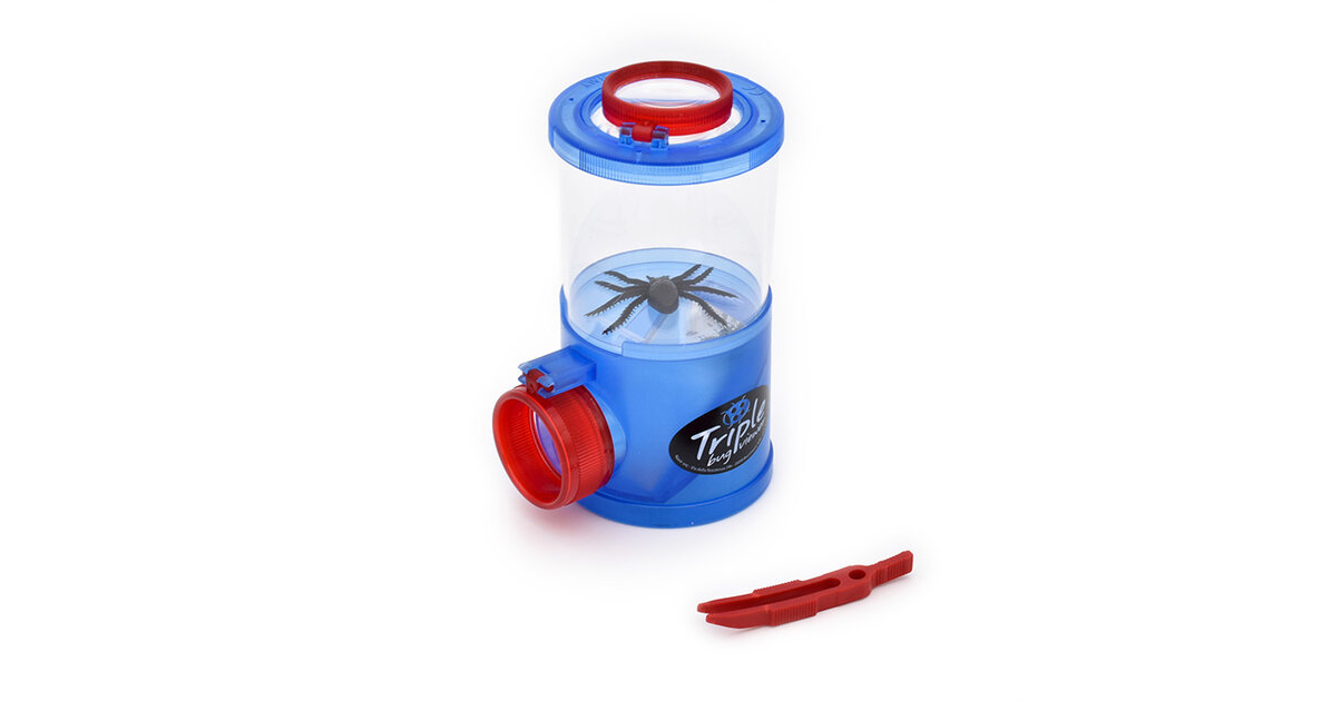 Boîte loupe insecte triple Navir bleue - Capture et observation/Boîte ...