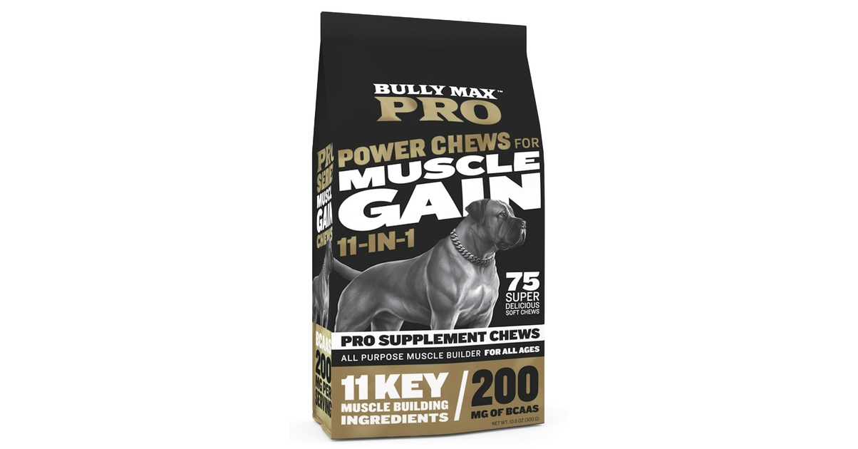 Bully Max PRO Series 11-in-1 Muscle Gain Chews - Compléments ...