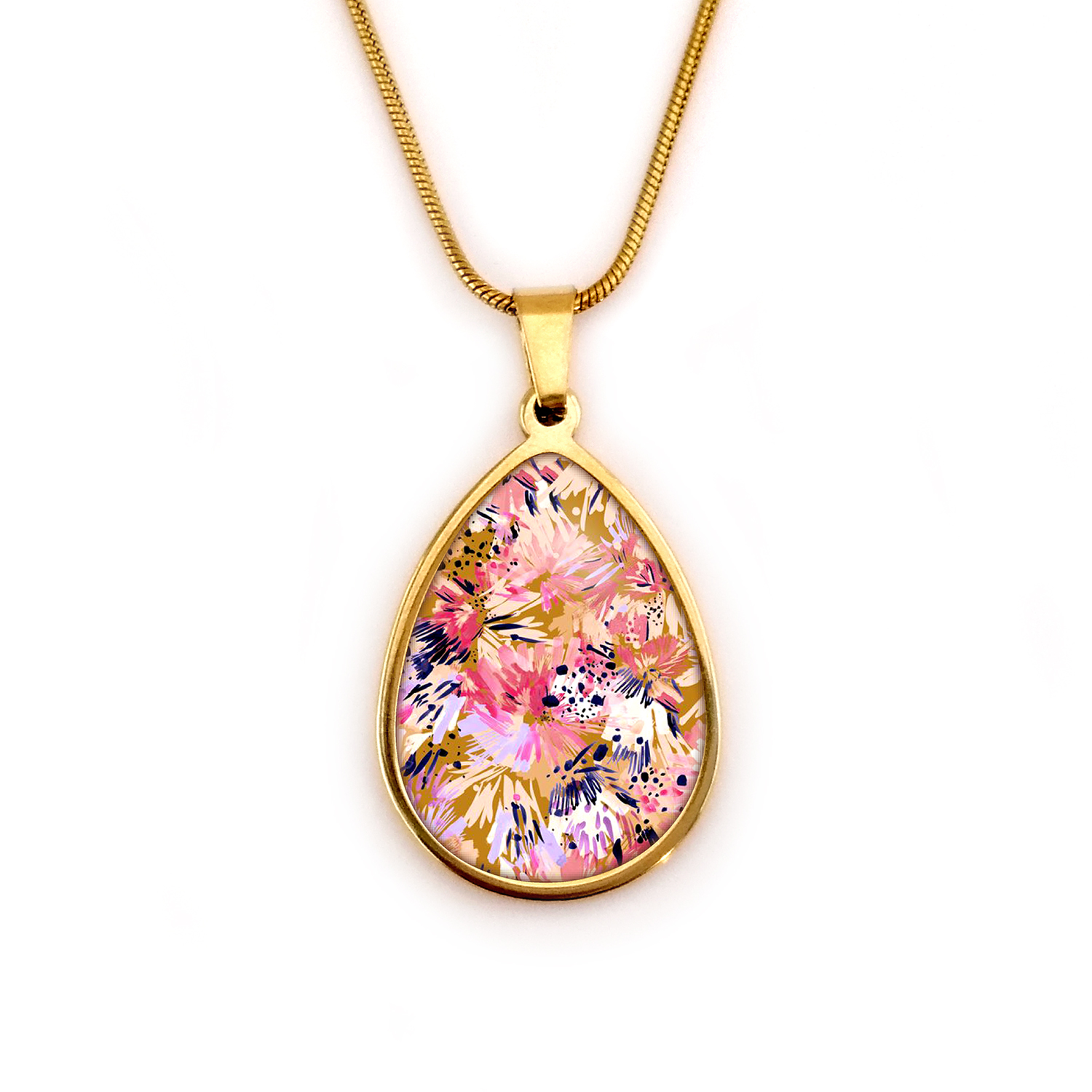 Collier fantaisie rose - BIJOUX - ByKloe