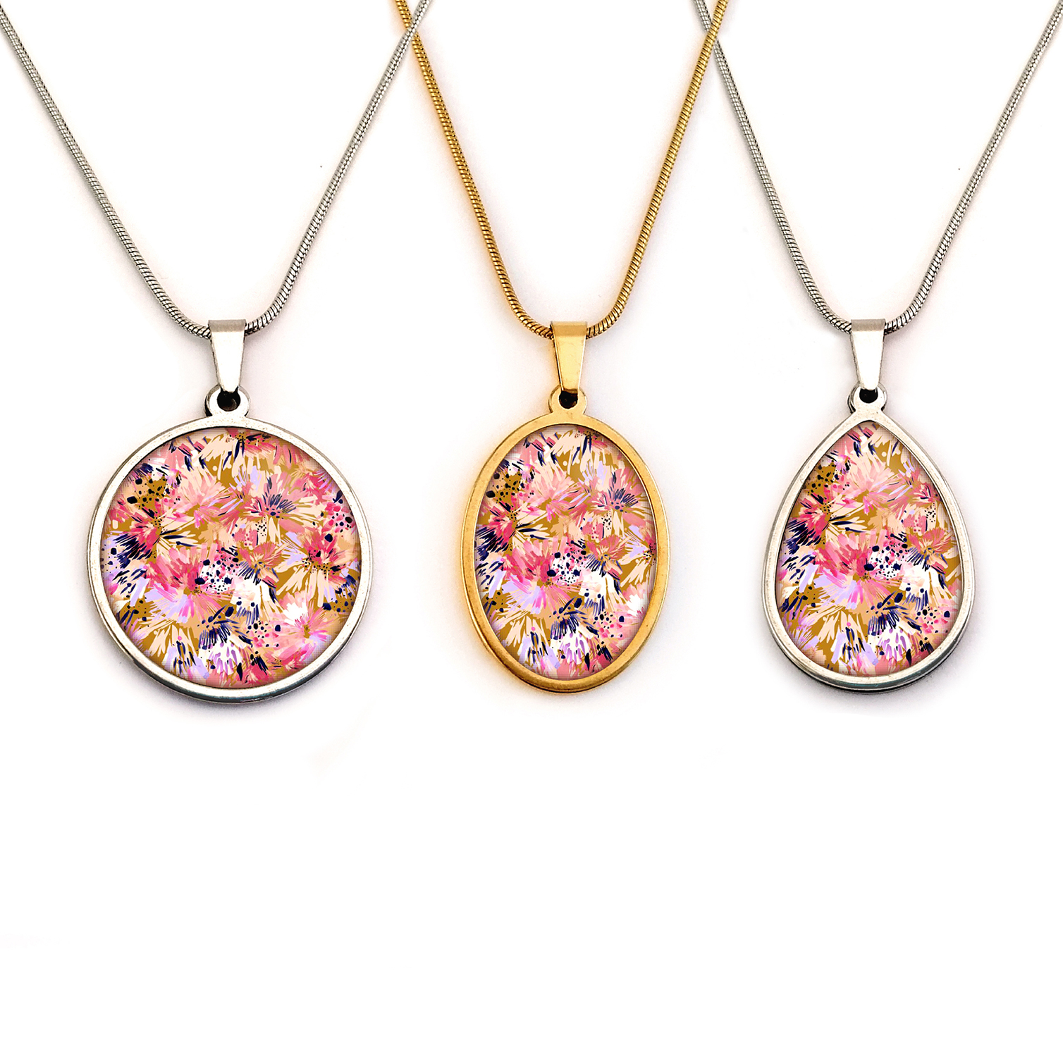 Collier fantaisie rose - BIJOUX - ByKloe