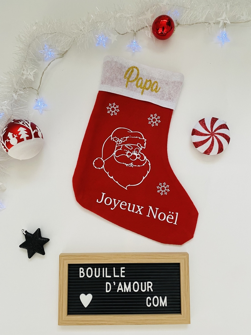 Botte de Noël "Père Noël" - Bouille d'amour