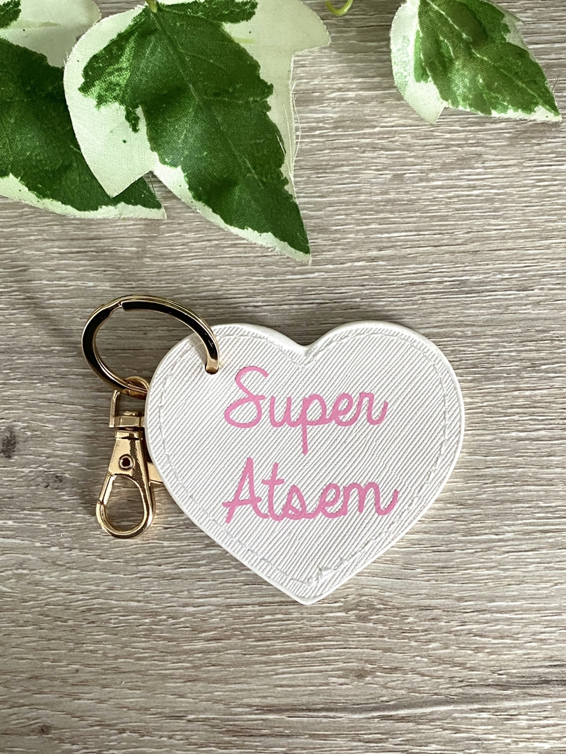 Porte-clé personnalisé Super Atsem - Bouille d'amour