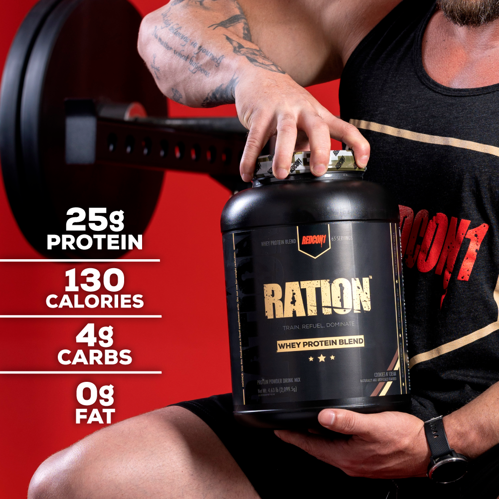 Ration Redcon1 - WHEY PROTEINE - ALLSTAR-MUSCULATION