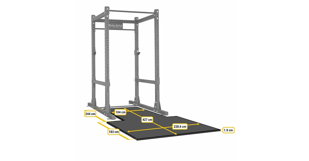 Body-Solid Power Rack Floor Mat SPRPLATFORM - ALLSTAR-MUSCULATION