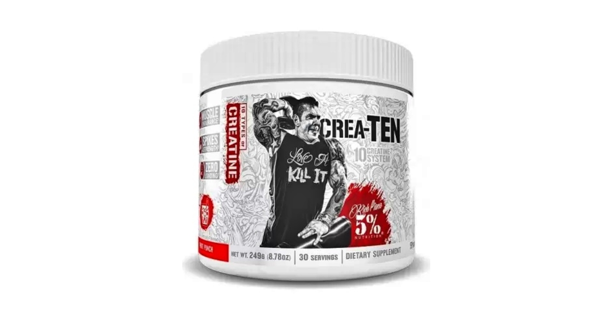 Crea-TEN 10 En 1 Série Légendaire Rich Piana 5% Nutrition