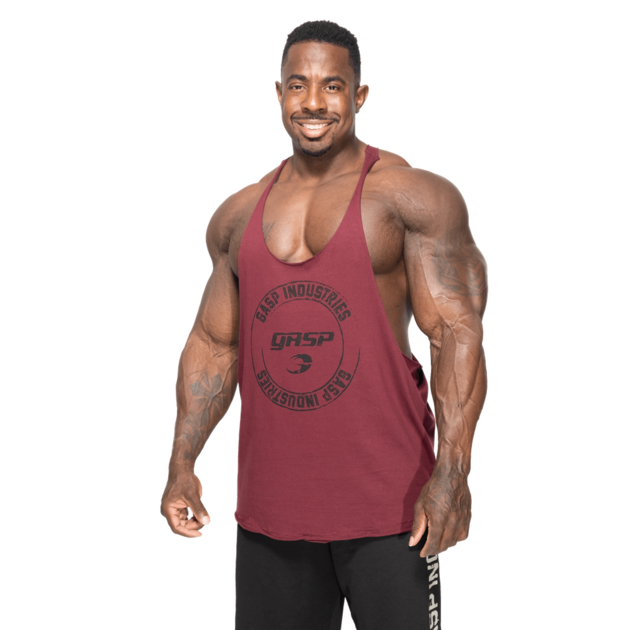 GASP Stringer Bordeaux - HOMME/Débardeurs - ALLSTAR-MUSCULATION