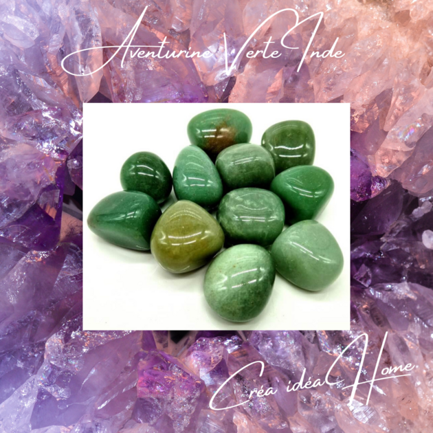 Pierre Roulée Aventurine verte - Pierre Naturel/Pierres Roulées - Créa ...