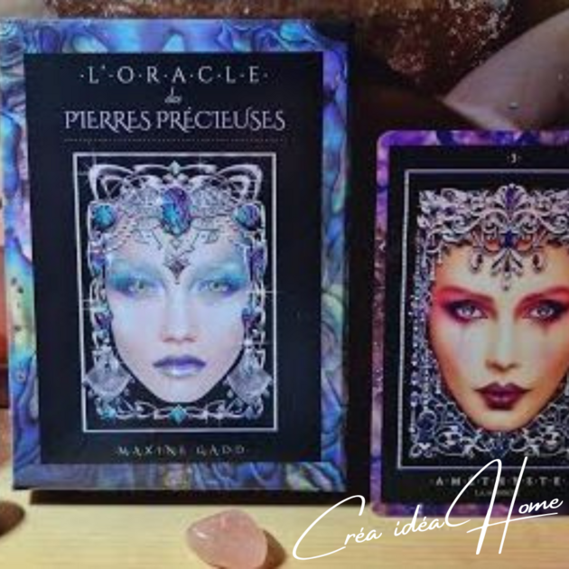 L'Oracle des pierres précieuses - Coffret - Librairie - Créa idéa Home