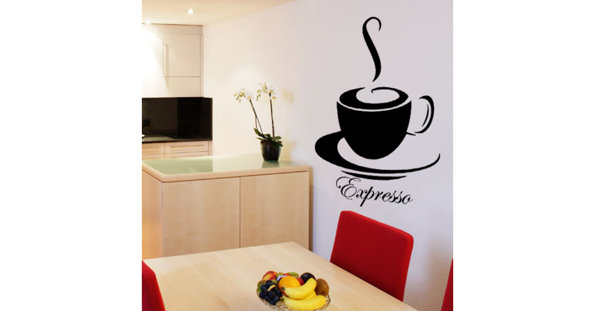 Stickers tasse de café expresso - DECO CUISINE - Destock-Stickers