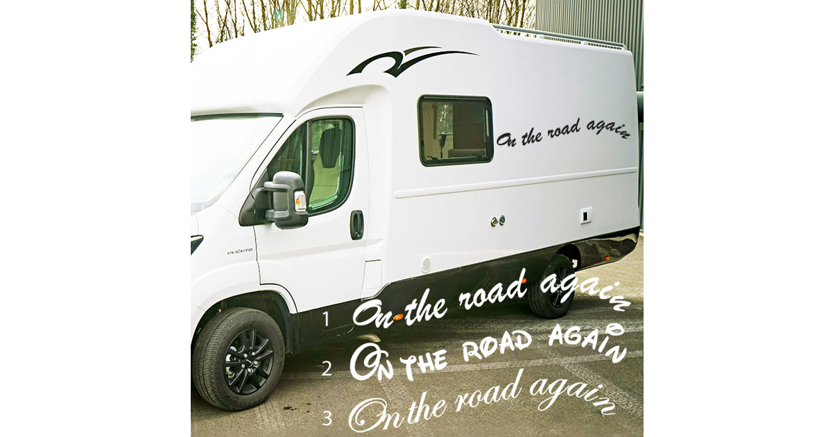 camping car stickers On the road again - Tuning/Auto - Destock-Stickers