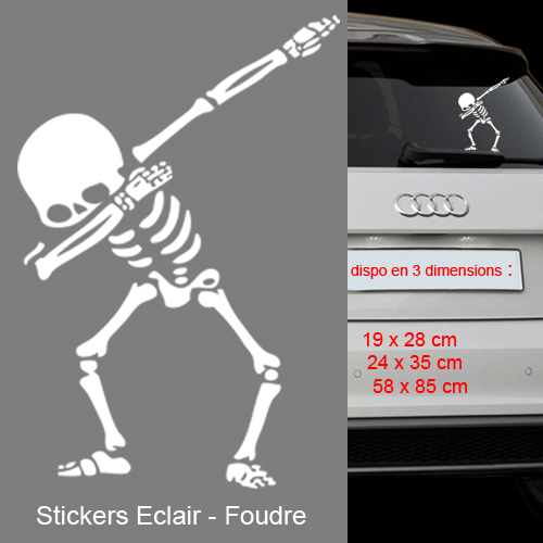 Stickers tuning geste Usain Bolt éclair foudre - Tuning/Auto - Destock ...