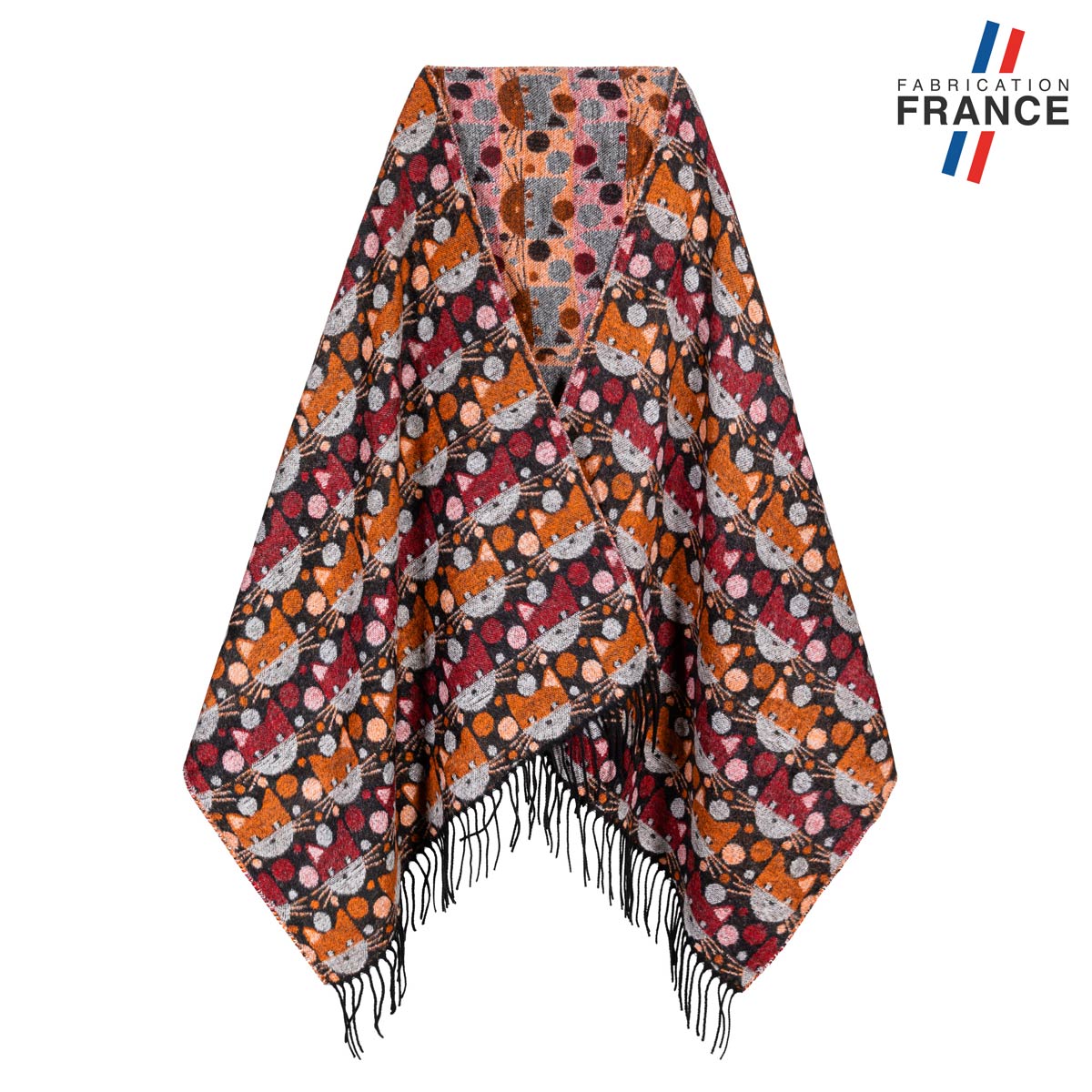 Gamme châle uni et chale imprimé