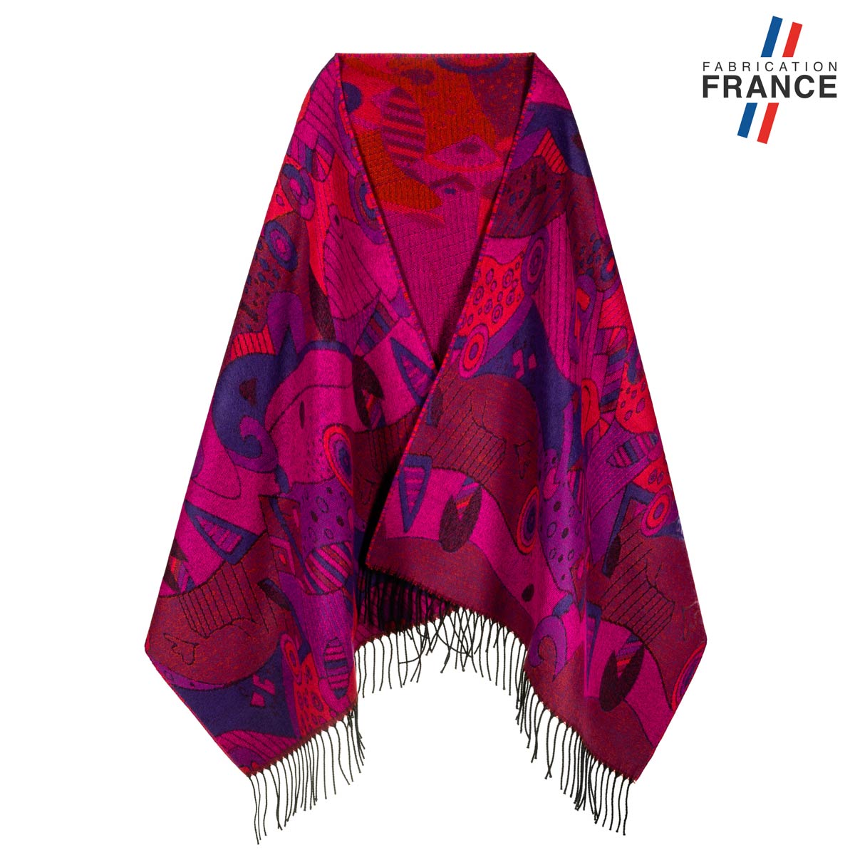 Gamme châle uni et chale imprimé