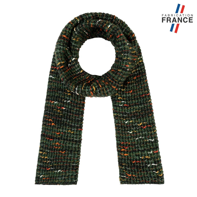 Echarpe hiver Vert kaki Elya - Made in France