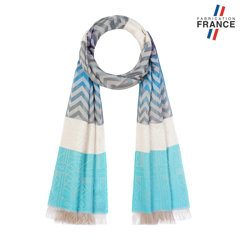 Echarpe Mi-saison Bleutée Buzzy - Fabriqué en France