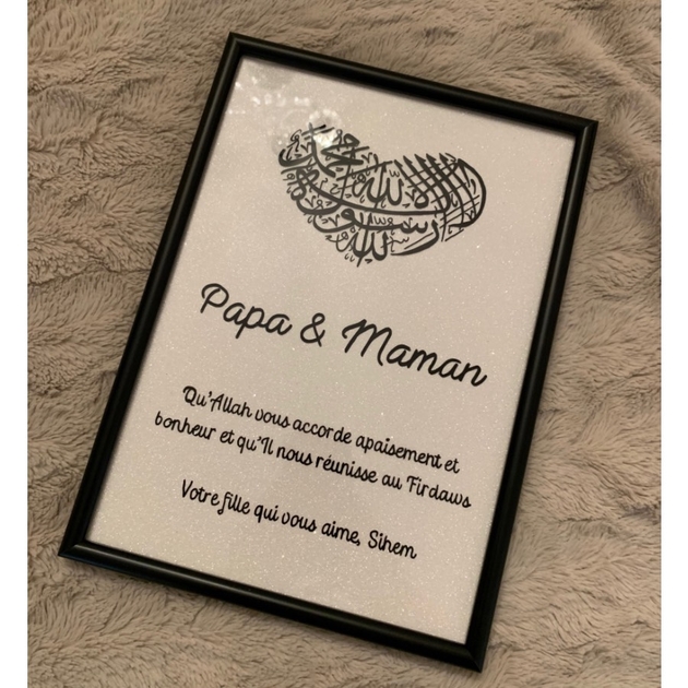 Le " Waalidayn " - Parents - Nos cadres personnalisés - Helinna