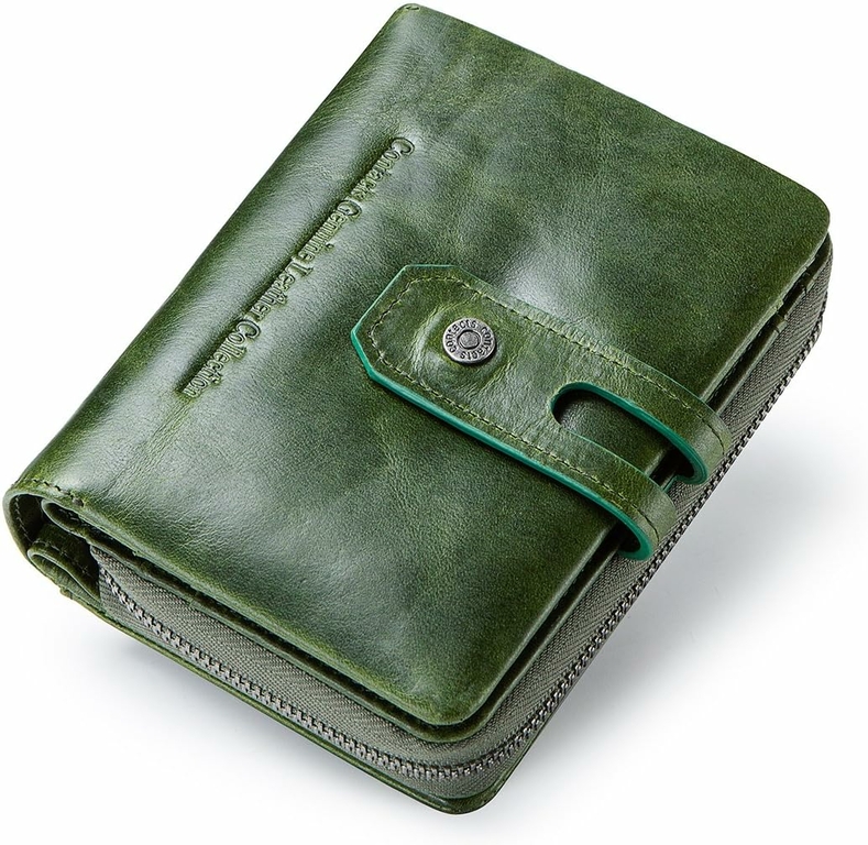 Porte-Monnaie Trifold en Cuir Véritable pour Femmes : L'Élégance ...