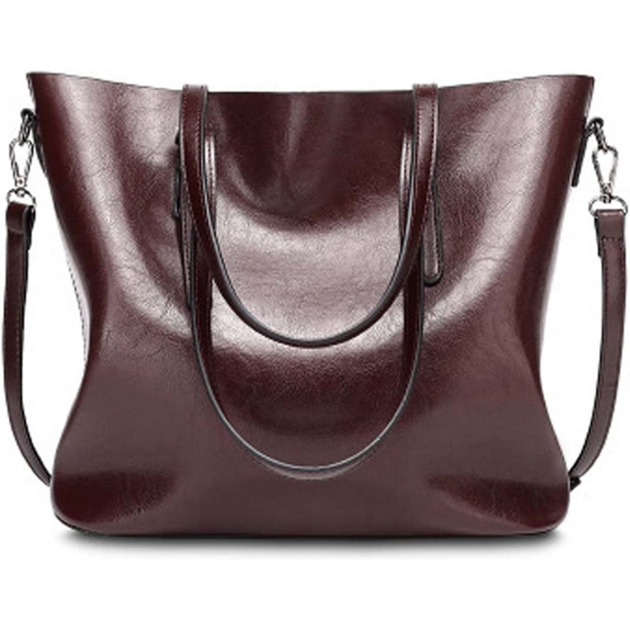 Sac à Main en cuir - Sac fourre-tout en cuir synthétique - Sac Femme ...