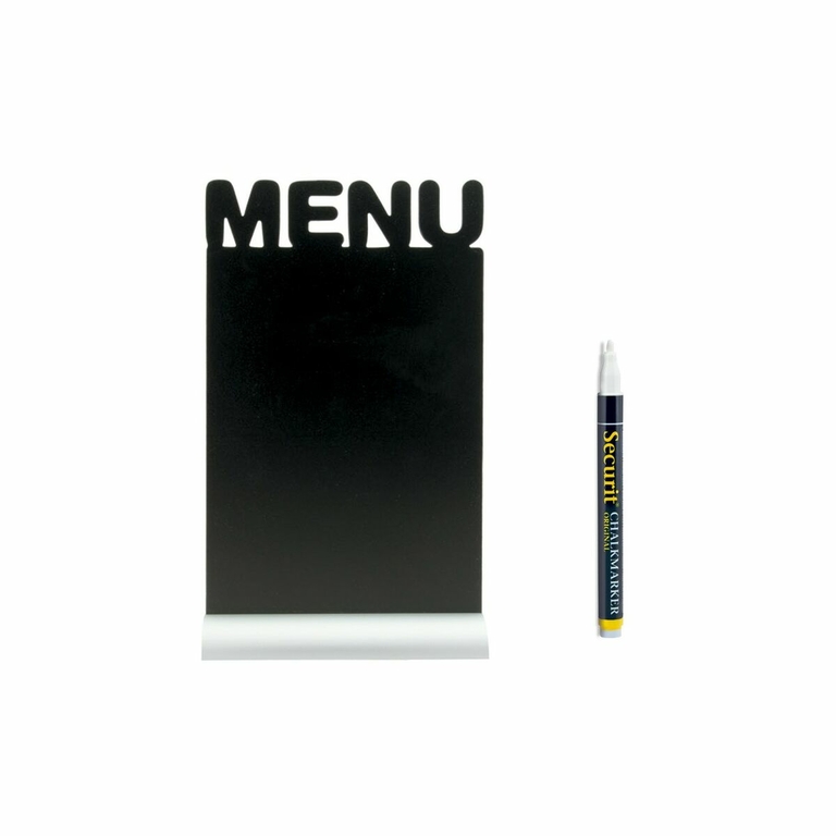 Ardoise Securit Menu Avec support 34,2 x 21 x 6 cm - Décoration et ...