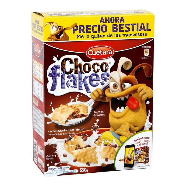Céréales Cuetara Choco Flakes (520 g) - Alimentation/Petit-déjeuner et ...