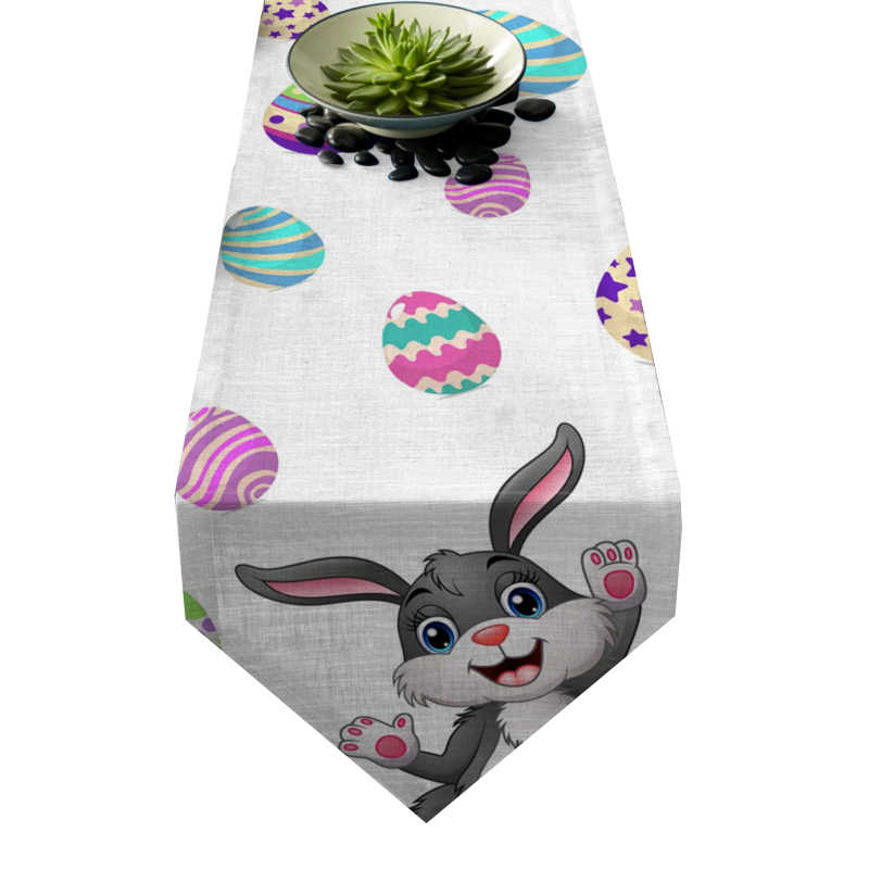 Chemin de table Pâques lapin | Déco de table | Runner Collection