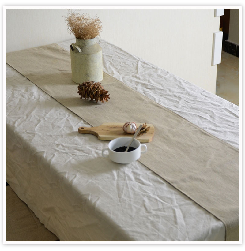 Chemin de table lin beige | Nature | Runner Collection