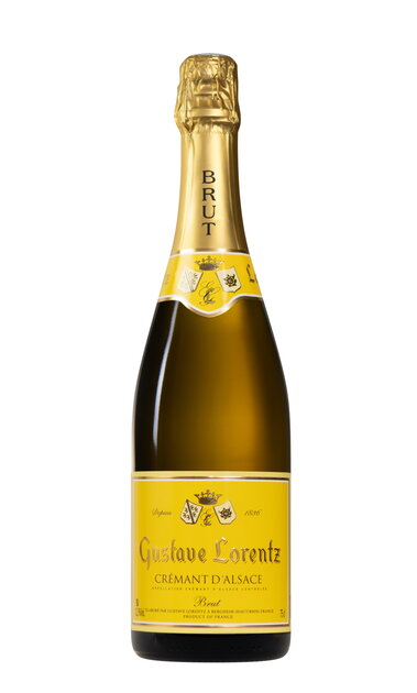 CREMANT D'ALSACE BRUT Blanc l Alsace en bouteille