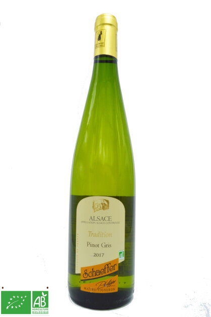 PINOT GRIS 2017 tradition -Pinot Gris - l Alsace en bouteille