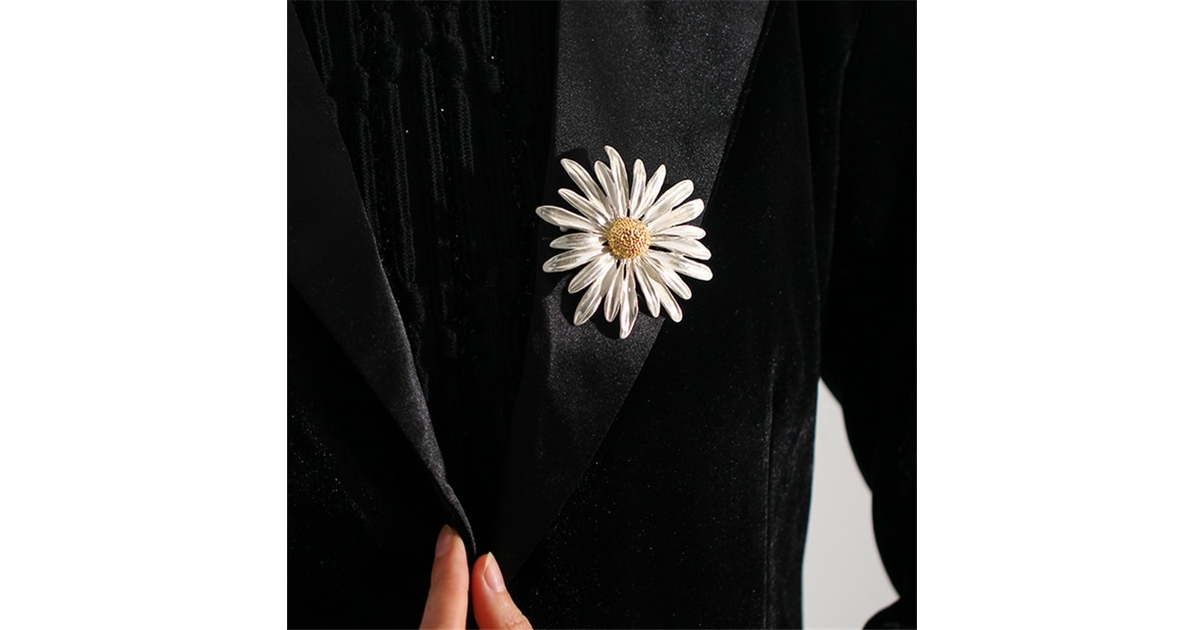 Broche marguerite chic - Nature et autres porte-bonheur - Au Bonheur ...